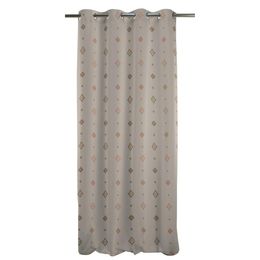 Apelt Vorhang &raquo;Lapis&laquo; &Ouml;sen 1 Stk. tlg. HxB: 245x122 braun Scherli, Polyester 245cm, &Ouml;sen, 122cm