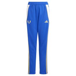 adidas Performance Sporthose 'Pitch 2 Street Messi' Jungen Gr&ouml;&szlig;e 164 blau / gelb / wei&szlig;