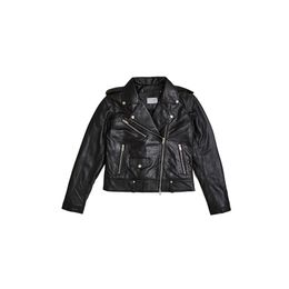 The Odds Lederjacke 'Carbon Matte Leather Jacket Women/ LMTD Edition' Damen Gr&ouml;&szlig;e XXL schwarz Sommerjacke