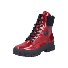Rieker Lace-Up Ankle Boots female size 42 Red / Black