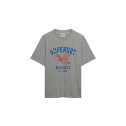 Superdry & Co T-Shirt Herren Gr&ouml;&szlig;e S blau / grau / rot
