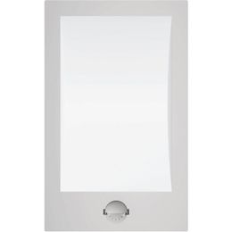 Eglo Wandleuchte &raquo;Verres Au&szlig;en-Wandlampe, Au&szlig;enleuchte, silber, wei&szlig;, IP44, Au&szlig;enlampe&laquo; E27 1 Stk. Wand-/Deckenleuchte - L18 x H29 x AL9 cm - 