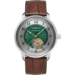 Zeppelin Damen Zeppelin Automatikuhr &raquo;Friedrichshafen&laquo; Armbanduhr, Damenuhr, Made in Germany, Mechanische Uhr, analog braun Einheitsgr&ouml;&szlig;e