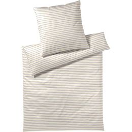 Elegante Bettw&auml;sche &raquo;Lines&laquo; 2 Stk. angenehmes Hautgef&uuml;hl lila Mako-Satin, Obermaterial: 100% Baumwolle B/L: 135cm x 200cm, 1 Stk., 1 Stk., Mako-Satin, B/L: 
