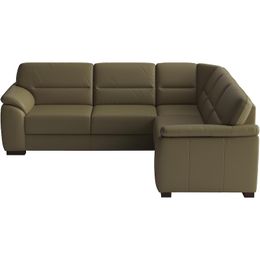 Sit & More sit&more Ecksofa &raquo;Montego Leder, L-Form, B: 255cm&laquo; wahlweise mit Schlaffunktion und Schubkasten braun B/H/T: 255cm x 88cm x 225cm, NaturLEDER , langer