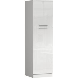 KOCHSTATION Vorratsschrank &raquo;Luna, Hochschrank, K&uuml;chenvorratsschrank, Speiseschrank, Made in Italy&laquo; B/T/H: 60&times;60&times;214,5 cm, mit 6 gro&szlig;z&uuml;gigen F&auml;chern 