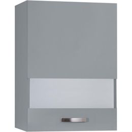 KOCHSTATION Glash&auml;ngeschrank &raquo;KS-Cara&laquo; Breite 50 cm grau basaltgrau, B/H/T: 50cm x 70,4cm x 34,9cm, T&uuml;ren: 1 Stk.