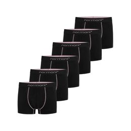 Normani Boxershorts Herren Gr&ouml;&szlig;e M lachs / schwarz