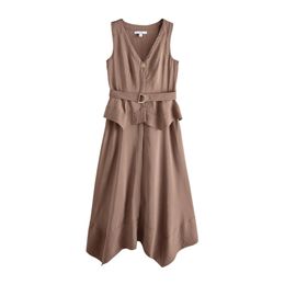 next Kleid Damen Gr&ouml;&szlig;e 36 hellbraun Sommerkleid