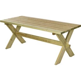 Plus Gartentisch &raquo;Nostalgi&laquo; Plankentisch, OTTOs Choice, 1 Stk. tlg. 177x76x72 cm, aus Nadelholz, robust, stabil beige B/H/T: 76cm x 72cm x 177cm