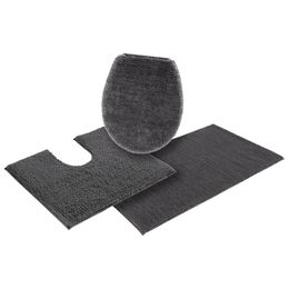 OTTO home Badematte &raquo;Vanessa, Badvorleger, Badezimmer Teppich&laquo; H&ouml;he 10 mm rutschhemmend beschichtet fu&szlig;bodenheizungsgeeignet schnell trocknend 