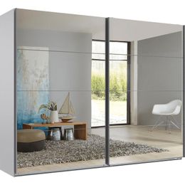 wimex Schwebet&uuml;renschrank &raquo;England&laquo; 2-t&uuml;rig, mit vollverspiegelter Schrankfront, in diversen Breiten wei&szlig; Holzwerkstoff Wei&szlig;, B/H/T: 270cm x 236cm x 65cm, 