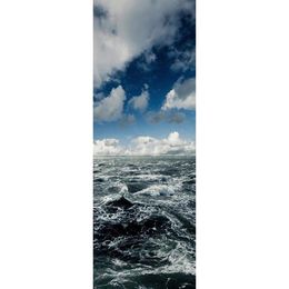 ARCHITECTS PAPER Fototapete &raquo;Heaven On Earth&laquo; Meet Tapete Natur Fototapete Himmel Blau Wei&szlig; Panel 1,00m x 2,80m blau Vlies B/L: 1m x 2,8m