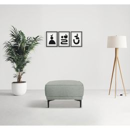 OTTO home Hocker &raquo;Oland Flachgewebe Polsterhocker&laquo; passend zur Serie OLAND blau 100% Polyester B/H/T: 56cm x 45cm x 58cm, Flachgewebe
