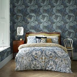 WILLIAM MORRIS AT HOME Vliestapete &raquo;Acanthus&laquo; Retro texturiert Design Tapeten blau Vlies B/L: 0,52m x 10m, Rollen: 1