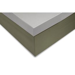 ZO HOME Spannbettlaken &raquo;Satinado&laquo; Laken aus 100% Baumwolle, hochwertiges Mako-Satin, Betttuch ab 90x200 grau Mako-Satin, Obermaterial: 100% Baumwolle 