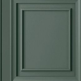 Laura Ashley Vliestapete &raquo;Redbrook Wood Panel&laquo; floral texturiert 10mx52cm gr&uuml;n Vlies B/L: 0,52m x 10m, Rollen: 1