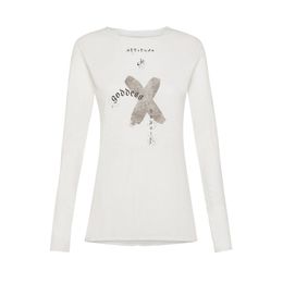 Deha Shirt female size M Dark brown / Taupe / White