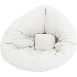 Karup Design Sessel &raquo;Mini Nido - ausklappbarer und bequemer Kindersessel&laquo; Gem&uuml;tlicher Sessel und Matratze in einem &ndash; f&uuml;r Kinderzimmer beige Einheitsgr&ouml;&szlig;e