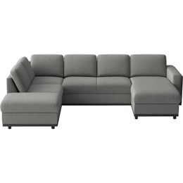 Sit & More sit&more Wohnlandschaft &raquo;Cordoba&laquo; wahlweise mit Schlaffunktion und Bettkasten oder Stauraum 100% Polyester B/H/T: 305cm x 85cm x 212cm, Struktur, 