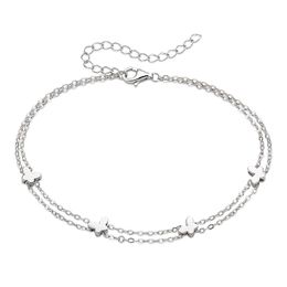 Bruno Banani Damen Silberarmband &raquo;Schmuck Geschenk mit Schmetterlingen&laquo; silber 24cm, Silber 925 (Sterlingsilber)