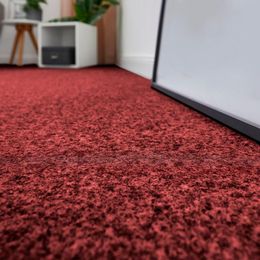 ANDIAMO Teppichboden &raquo;Invita, Nadelvlies, Gesamth&ouml;he 5 mm, Luxusklasse LC1&laquo; rechteckig melierte Optik, Breite 200 cm oder 400 cm, robust & strapazierf&auml;hig rot