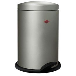 Wesco M&uuml;lleimer &raquo;116 Alpha&laquo; 1 Beh&auml;lter Tretabfallsammler, 13 Liter silber Stahlblech B/H/T: 30cm x 42,5cm x 30cm, 13 l