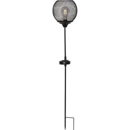 Parforce Traditional Hunting LED Solarleuchte &raquo;Solar-Wegleuchte Sunlight&laquo; LED-Board 1 Stk. Warmwei&szlig; Filament-Licht, D&auml;mmerungssensor schwarz 1, &Oslash; 16cm H: 76cm, 1 Stk.
