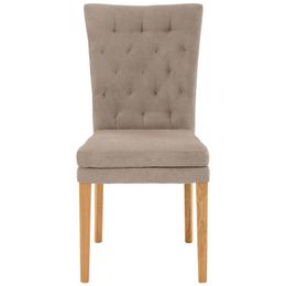Home Affaire Esszimmerstuhl &raquo;Colorado&laquo; (Set) 6 Stk.Beine in eiche oder nussbaum. Im 2er, 4er oder 6er-Set braun Kunstleder;Microfaser B/H/T: 46cm x 