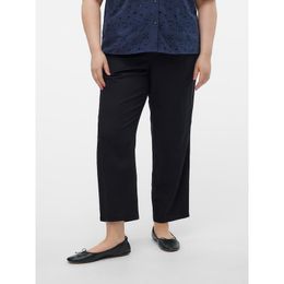 Vero Moda Curve Damen Schlupfhose &raquo;VMJESMILO ANKLE PANTS WVN GA NOOS CUR&laquo; Sommerhose schwarz 44, N-Gr