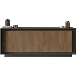 Home Affaire Sideboard &raquo;Sky, B/T 207/50 cm, Kommode/Anrichte/Stauraumschrank, 4 T&uuml;ren&laquo; Softclosing, Korpus & Front 22 mm stark, Rahmen-Optik 