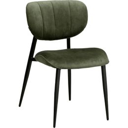 OMG Design Esszimmerstuhl &raquo;Jona&laquo; (Set) 1 Stk.K&uuml;chenstuhl Polsterstuhl, In drei stilvollen Farben erh&auml;ltlich gr&uuml;n Stoff B/H/T: 53cm x 84cm x 62cm, 1 