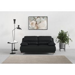 COTTA 2-Sitzer &raquo;Maranello&laquo; schwarz 100% Echtleder B/H/T: 180cm x 86cm x 93cm, Leder PAMPAS