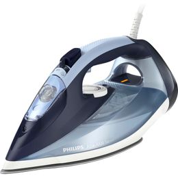 Philips Dampfb&uuml;geleisen &raquo;DST7020/20 7000 Series&laquo; 2800 W SteamGlide Plus B&uuml;gelsohle, 300 ml Wassertank, 250 g Dampfsto&szlig; blau Einheitsgr&ouml;&szlig;e Dampfb&uuml;geleisen