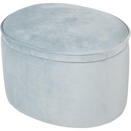 Roba Kinderhocker &raquo;Lil Sofa&laquo; mit Stauraum blau B/H/T: 42cm x 27cm x 33cm, Samt