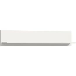 Home Affaire Wandboard &raquo;FLORENZ, 110 cm, Matt&laquo; 1 Stk. tlg. Wandboard, Wandregal, Regal, Wohnzimmer, Esszimmer wei&szlig; Holzwerkstoff B/H/T: 110cm x 20cm x