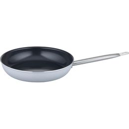 GSW Bratpfanne &raquo;Gastro Basic, Gastro-Qualit&auml;t&laquo; Aluminium PFAS-freien VITAFLON QUARZIT Antihaft-Versiegelung, Induktion grau &Oslash; 32cm + H&ouml;he 6,5cm