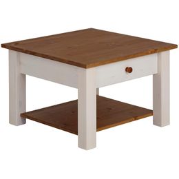 OTTO home Couchtisch &raquo;Chicago&laquo; Couchtisch, Sofatisch, OTTOs Choice, in zwei Gr&ouml;&szlig;en, Landhausstil, zus&auml;tzlicher Stauraum wei&szlig; B/H/T: 60cm x 40cm x 60cm