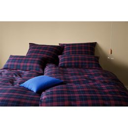 Elegante Bettw&auml;sche &raquo;Livingston&laquo; 2 Stk. angenehmes Hautgef&uuml;hl Flanell, Obermaterial: 100% Baumwolle B/L: 135cm x 200cm, 1 Stk., 1 Stk., Flanell, B/L: 80cm x 