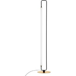 NOVA LUCE Stehlampe &raquo;WETRO&laquo; LED-Modul 1 Stk. Warmwei&szlig; schwarz 1, &Oslash; 28cm H: 150cm, 1 Stk.