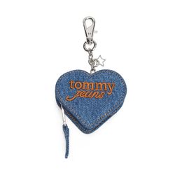 Tommy Jeans Damen Geldb&ouml;rse &raquo;TJW COOL DENIM HEART COIN PURSE&laquo;, Damen Mini Geldbeutel, Portmonnaie mit Rei&szlig;verschluss Einheitsgr&ouml;&szlig;e
