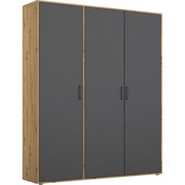 Rauch Kleiderschrank &raquo;VOYAGER Garderobe W&auml;scheschrank Schlafzimmer&laquo; in 3 verschiedenen Ausstattungen BASIC/CLASSIC/PREMIUM, mit 2 modernen 