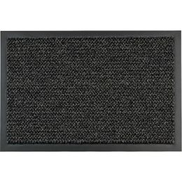 Astra Fu&szlig;matte &raquo;Graphit 635&laquo; rechteckig 8 mm H&ouml;he Schmutzfangmatte, In -und Outdoor geeignet beige Kunstfaser B : 60cm 1 Stk., 8mm, L: 90cm