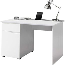 BEGA OFFICE Schreibtisch &raquo;Spice&laquo; Home Office Desk mit Griffmulden, in 2 Breitenvarianten wei&szlig; B/H/T: 120cm x 76cm x 67cm