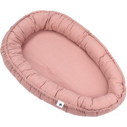 Julius Z&ouml;llner Kuschelnest &raquo;NIDO, Musselin dusty rose&laquo; Made in Germany rosa Obermaterial: 100% Baumwolle. F&uuml;llung: 100% Polyester Einheitsgr&ouml;&szlig;e