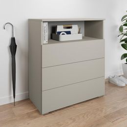 OTTO home Kommode &raquo;Paris&laquo; mit 3 Schubk&auml;sten (Breite 70 cm) beige B/H/T: 70cm x 80cm x 35cm, 3 Stk.