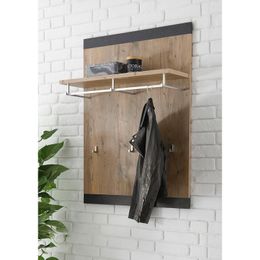 Home Affaire Garderobenpaneel &raquo;Bruegge&laquo; Breite ca. 80 cm braun Holzwerkstoff B/H/T: 80cm x 107cm x 25cm