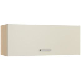 KOCHSTATION Klapph&auml;ngeschrank &raquo;KS-Lucy&laquo; Breite 90 cm, mit 1 Klappe inkl. Gasdruckd&auml;mpfer beige Eiche hell, B/H/T: 90cm x 35,2cm x 34,6cm
