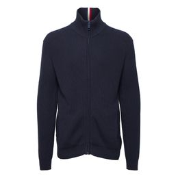 FQ1924 Knit Cardigan 'Kyle' male size L Dark blue / Blood red / White