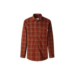 Pepe Jeans Button Up Shirt 'Cliffton' male size XS Cream / Cherry red / Fire red